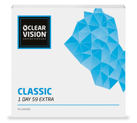 Commandez ClearVision Classic 1 Day 59 Extra (90 lentilles) online ...